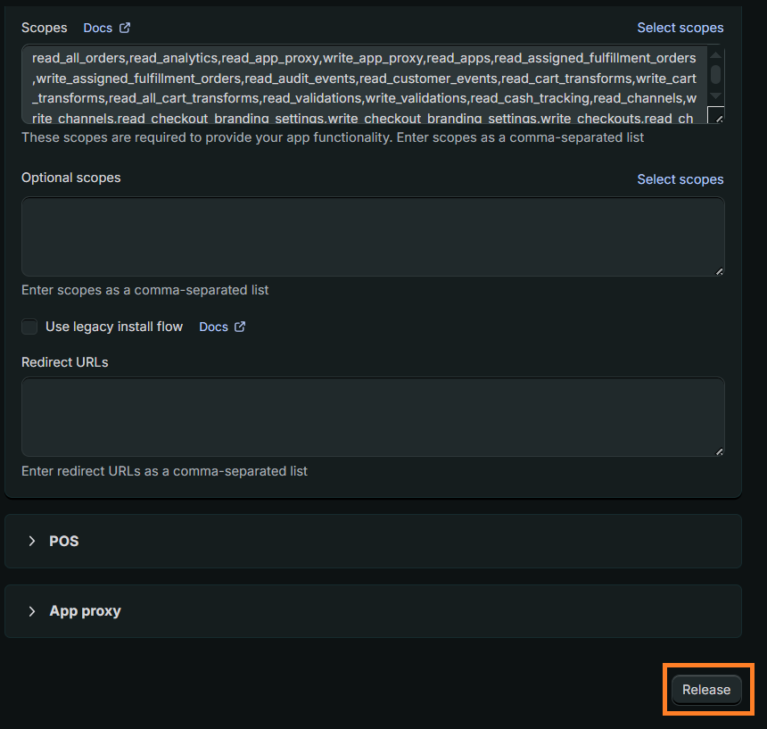 New Shopify – Instructions manual easySales